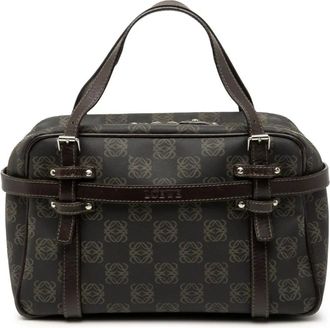 Loewe sac à main à logo Anagram (2005) - Marron