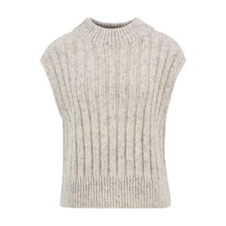 Barbour Anastasia Strickweste - - Knitwear - Damen - Beige - XS