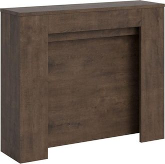 Itamoby Console extensible 90x25/211 cm Kiba Noyer