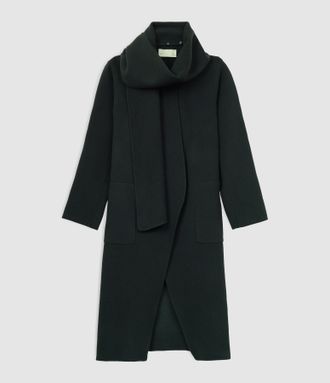 Vanessa Bruno Manteau Valeran Vert Fonce