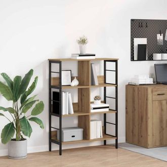 vidaXL vidaXL &Eacute;tag&egrave;re Ch&ecirc;ne artisanal 82 x 32 x 112 cm Bois ding&eacute;nierie