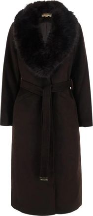 Michael Kors G&uuml;rtel-Robe-Mantel - - Coats - Damen - Braun - S