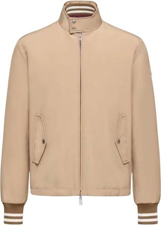 Moncler Homme, Vestes, Beige, Taille: 2XL Prieure Bomber Jacket