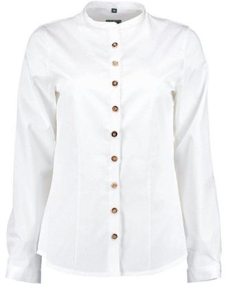 Luis Steindl Langarmbluse Stehkragenbluse