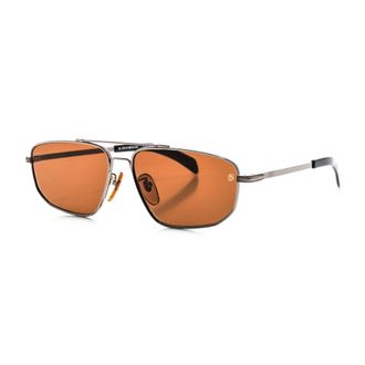 Eyewear by David Beckham Homme, Accessoires, Gris, Taille: ONE Size Lunettes de soleil pilote rectangulaires