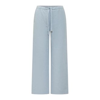 Max Mara Damen, Hosen, Blau, LGr&ouml;&szlig;e