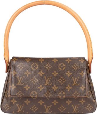 Louis Vuitton Crossbody Bags - Louis Vuitton Monogram Canvas Looping PM Shoulder - Gr. unisize - in Braun - f&uuml;r Damen