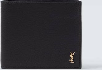 Saint Laurent Portefeuille Tiny Cassandre East/West en cuir