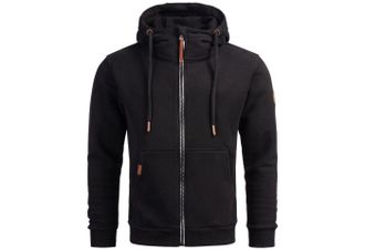 Alessandro Salvarini Sweatjacke ASGeenio mit hohem Kragen