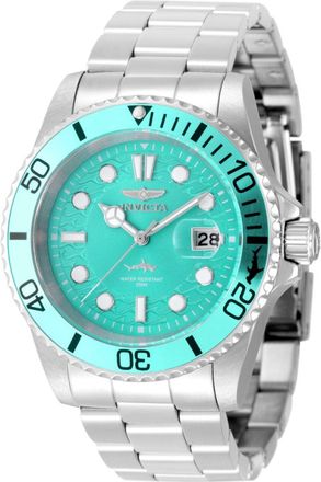 Invicta Pro Diver 50822 Herrenuhr - Quarzwerk - Edelstahl mit blauem Zifferblatt - 42 mm