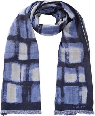 Givenchy Tücher & Schals - Schal mit Muster - Gr. unisize - in Blau - für Damen