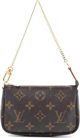 Louis Vuitton Crossbody Bags - Monogram Mini Pochette Accessoires - Gr. unisize - in Braun - f&uuml;r Damen