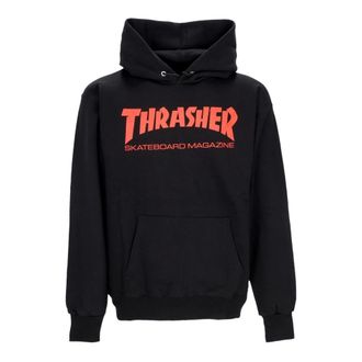 Thrasher Schwarz/Rot Skatemag Kapuzenpullover - - Sweatshirts & Hoodies - Herren - Schwarzk - XL