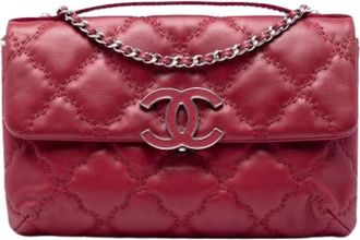 Chanel Pre-owned Hamptons Flap - Femme - Pre-owned - Rouge - Taille: ONE Size