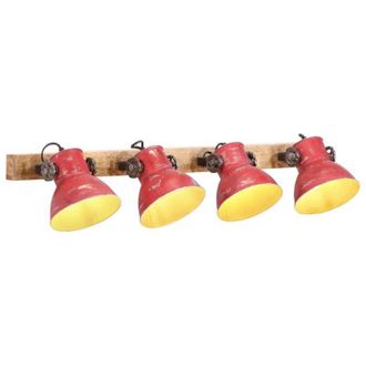 vidaXL Wandleuchte 25 w Rot 90x25 cm E27 Vidaxl