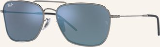 Ray-Ban Sonnenbrille Caravan Reverse grau
