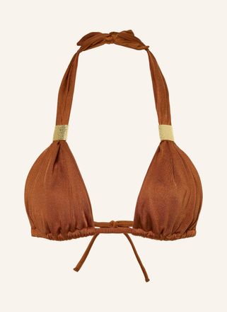 Heidi Klein Heidi Klein Triangel-Bikini-Top Rust braun