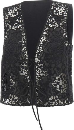 HUGO BOSS Femme, Tops, Noir, Taille: 42 FR Irika Top