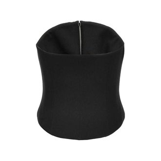 Alexander McQueen Merino Wool Boned Corset - Black