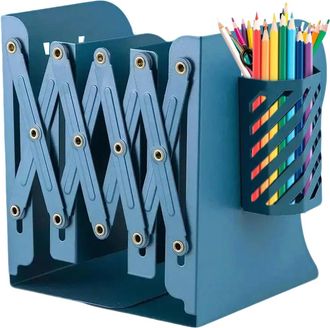 Generico B&uuml;cherregal f&uuml;r Schreibtische, f&uuml;r Schreibtisch, kleines Teleskop-, Organizer, Metallaufbewahrung, Schreibtischregal