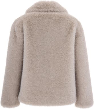 Max Mara Faux-Fur Jacket - Beige