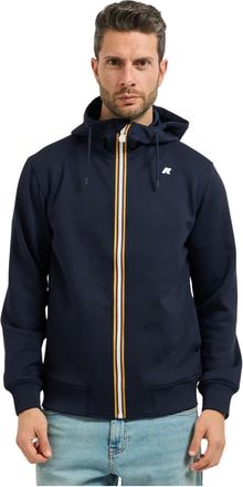 K-Way Homme, Sweatshirts et sweats &agrave; capuche, Bleu, Taille: M SweaT-shirt Rainer Light Spacer