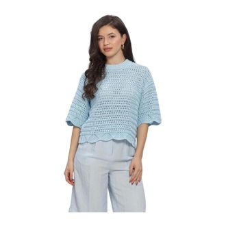 Moss Copenhagen Damen, Strickwaren, Blau, XS/SGr&ouml;&szlig;e