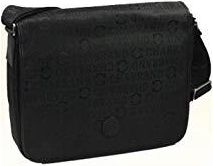 Chabrand Besace en nylon et cuir ref 25611 44276 noir 37 * 27