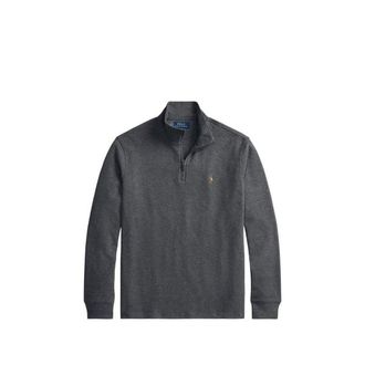 Polo Ralph Lauren Pull droit col montant en coton