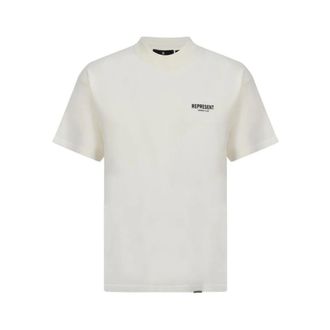 Represent Monogramm Baumwoll-T-Shirt Relaxed Fit - - Tops - Herren - Wei&szlig; - L