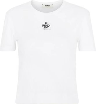 Fendi Damen, Oberteile, Wei&szlig;, LGr&ouml;&szlig;e