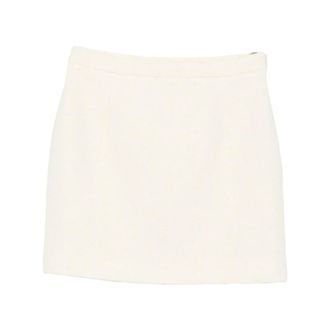 Alessandra Rich Femme, Jupes, Blanc, Taille: 36 FR Mini-jupe en maille boucl&eacute;e