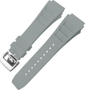 Generic Gummi 20x25mm Passend für Richard Spring Silikon Mille Sportuhrenarmband Weiches wasserdichtes Armband