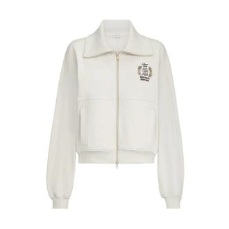 Brunello Cucinelli Damen, Sweatshirts & Hoodies, Wei&szlig;, XSGr&ouml;&szlig;e