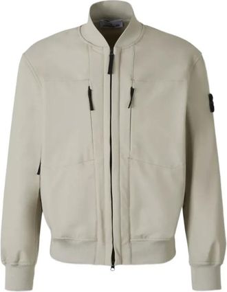 Stone Island Veste Bombe Soft Shell - Homme - Vestes - Beige - Taille: M