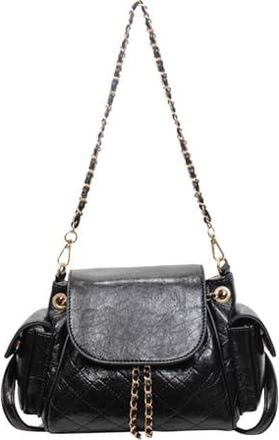 Generic Sac &agrave; bandouli&egrave;re en cuir PU pour femmes, avec sangle en cha&icirc;ne, pour, Shopping et usage quotidien, sac &agrave; bandouli&egrave;re &eacute;l&eacute;gant