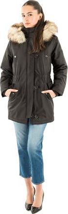 Only Onliris Parka Dhiver pour Lhiver Cc 2023 Otw Femme Manteau, Black/Detail:NATURE FUR, XL