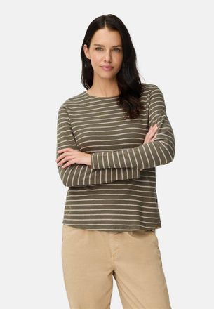 Camel Active Langarmshirt Langarm-T-Shirt aus Bio-Baumwolle Langarm