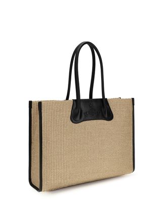 Vivienne Westwood Womens Troy Tote Bag Natural Raffia Shoulder