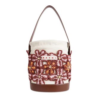 Marni Femme, Sacs, Multicolore, Taille: ONE Size Flower Bucket Bag