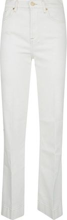 7 For All Mankind Jean Droit - Marron