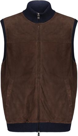Fedeli Gilet sans manches - Homme - Vestes - Brun - Taille: 5XL