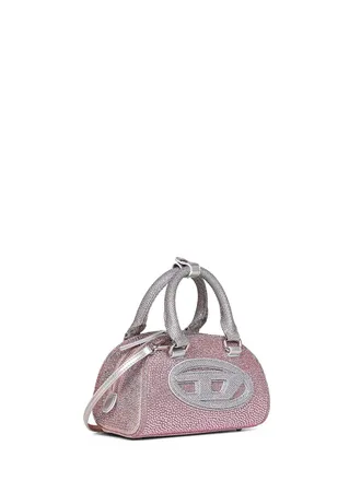 Diesel Womens Crossbody Bag 1dr Dome Pink Polyester Shoulder