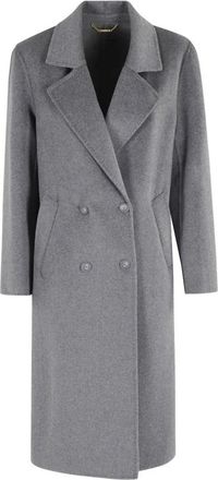 Seventy Femme, Manteaux, Gris, Taille: 36 FR Manteau crois&eacute; boutonn&eacute;