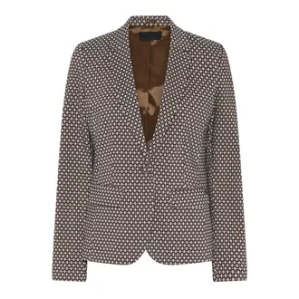 C.Ro 3769-Chain Blazer - - Jackets - Damen - Braun - XS