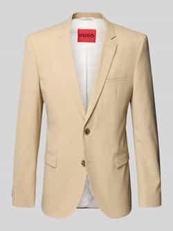 HUGO BOSS Slim Fit 2-Knopf-Sakko mit Pattentaschen Modell Arti232X