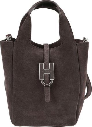 Hogan Femme, Sacs, Brun, Taille: ONE Size Sac Shopping Mini Tendance