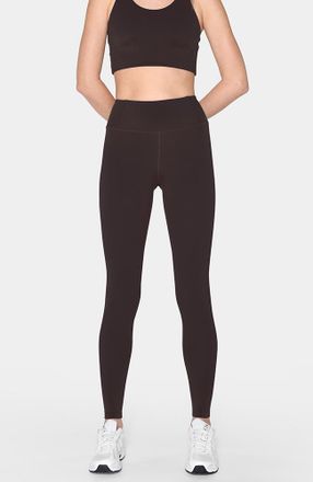 Girlfriend Collective Damen vegan Leggings Float Braun