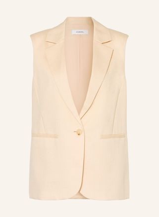 Comma Comma Blazerweste beige