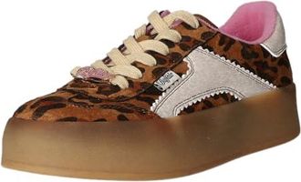 Buffalo Cajo - L&eacute;o/rose/blanc en cuir synth&eacute;tique - Largeur normale, marron, 40 EU